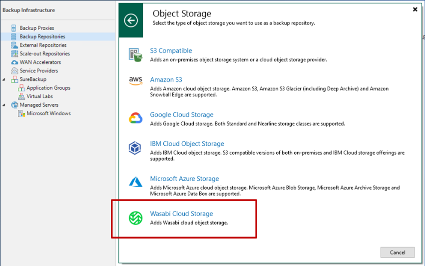 Now Sell Wasabi Cloud Object Storage Using RackNap Automation